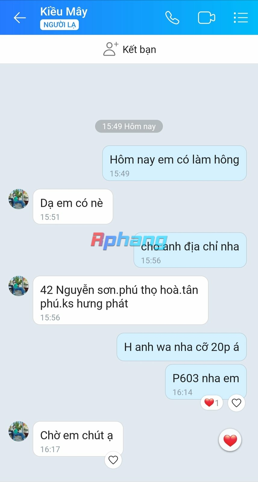 RP - No Pic - Tân Phú - 300k - Kiều Mây 2k dễ thương, cá tính | Ký Sự ...
